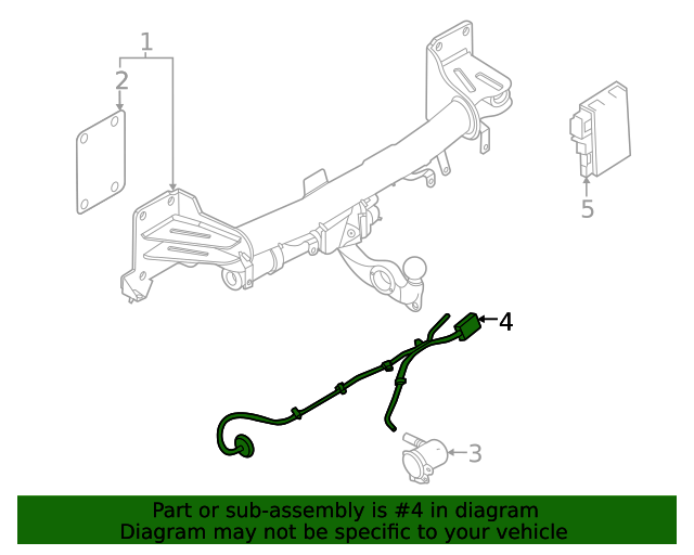 61129834453 - 2020-2021 BMW X6 Wire Harness (61-12-9-834-453) | BMW of ...
