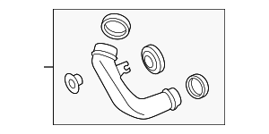 13717583715 - 2011-2012 BMW Lower Duct (13-71-7-583-715) | BMW of South ...