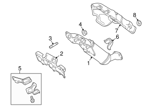 9E5Z-5E258-A - Heat Shield 2010-2012 Ford | AutoNation Parts