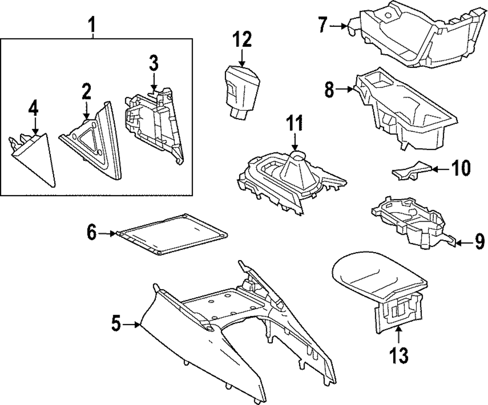 35970-0A140-C0 - Shift Panel 2023-2024 Toyota Corolla Cross | Longo ...