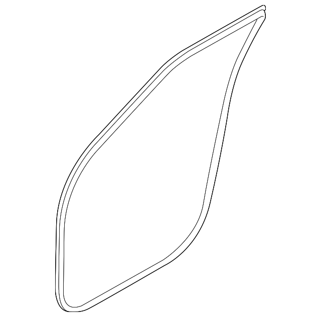 2017-2022 Kia Weather-Strip On Body - Driver's Side (LH) 82110-G5000 ...