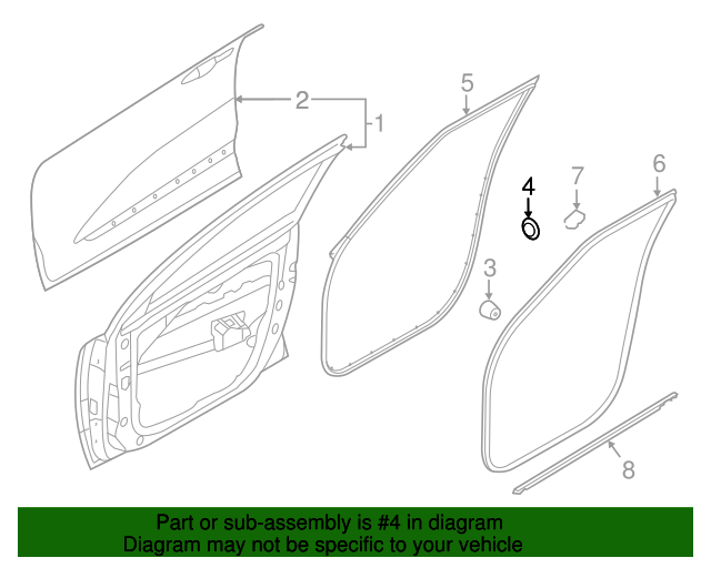 83191-3K030 - Door Shell Plug 2010-2022 Kia | Kia.Parts Store