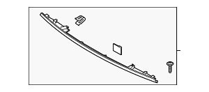 2019-2020 Hyundai Santa Fe Finish Molding 87310-S2000 | OEM Parts Online