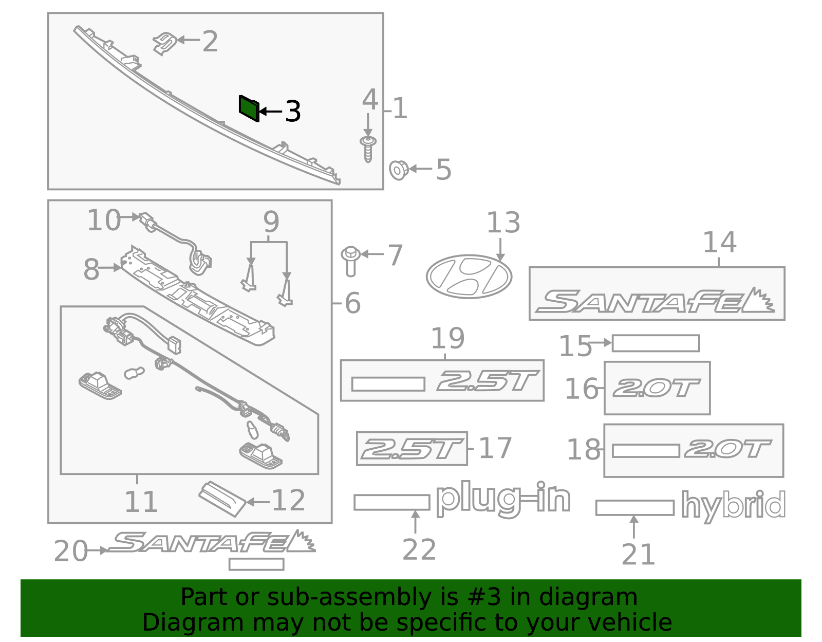 Hyundai - 87758-S1000 - Finish Molding Retainer Clip - 2019-2023 ...