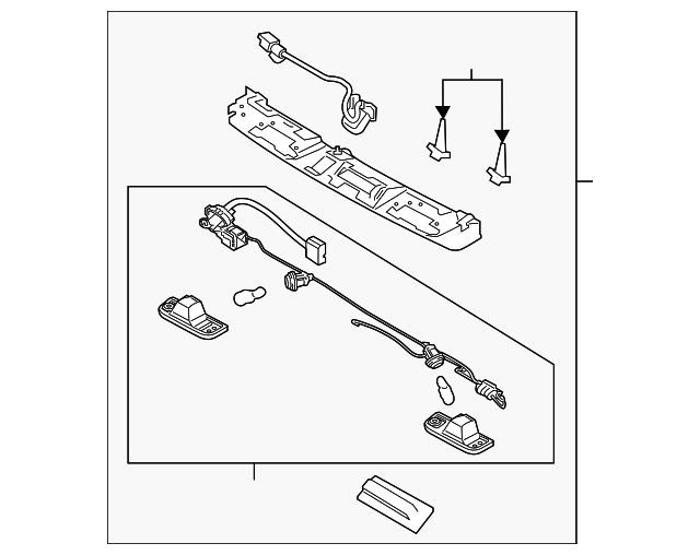 2020 Hyundai Santa Fe License Mount 92530-S2040 | OEM Parts Online
