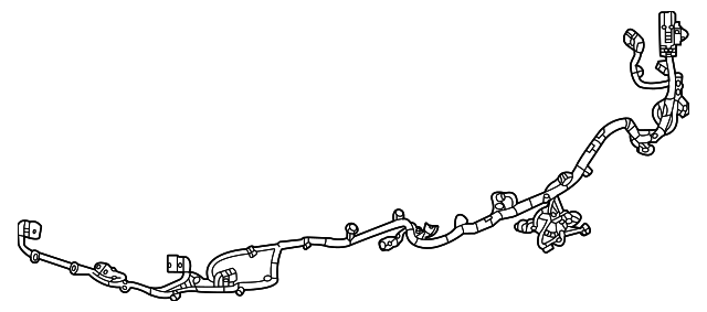 2021-2022 Cadillac Rear Object Alarm Sensor Wiring Harness 84804457 ...