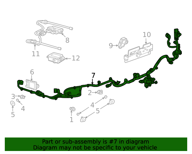 2023-2024 Cadillac Harness 85591053 | OEM Parts Online
