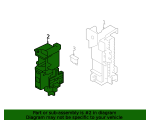 GBEF-67-BT1 - Fuse & Relay Box Bracket - 2018-2020 Mazda 6 | Mazda ...