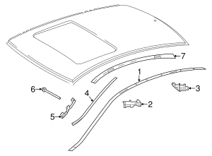207-690-08-80 - Inner Molding 2010-2017 Mercedes-Benz | Mercedes-Benz ...