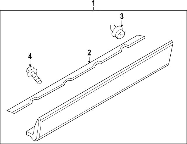 2016-2023 Mazda CX-9 Lower Molding TK48-51-RD0B | RealMazdaParts.com