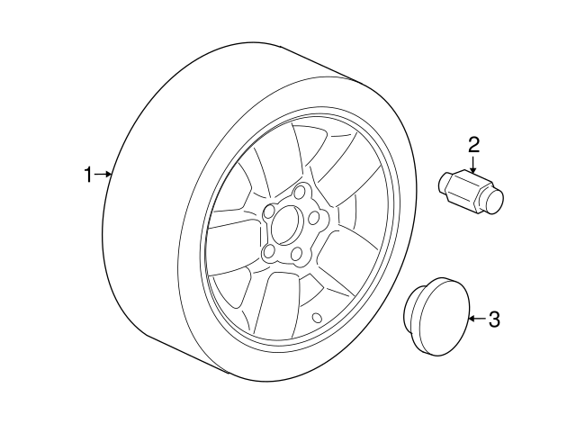 2006-2016 Jeep Center Cap 5HT59PAKAC | TascaParts.com