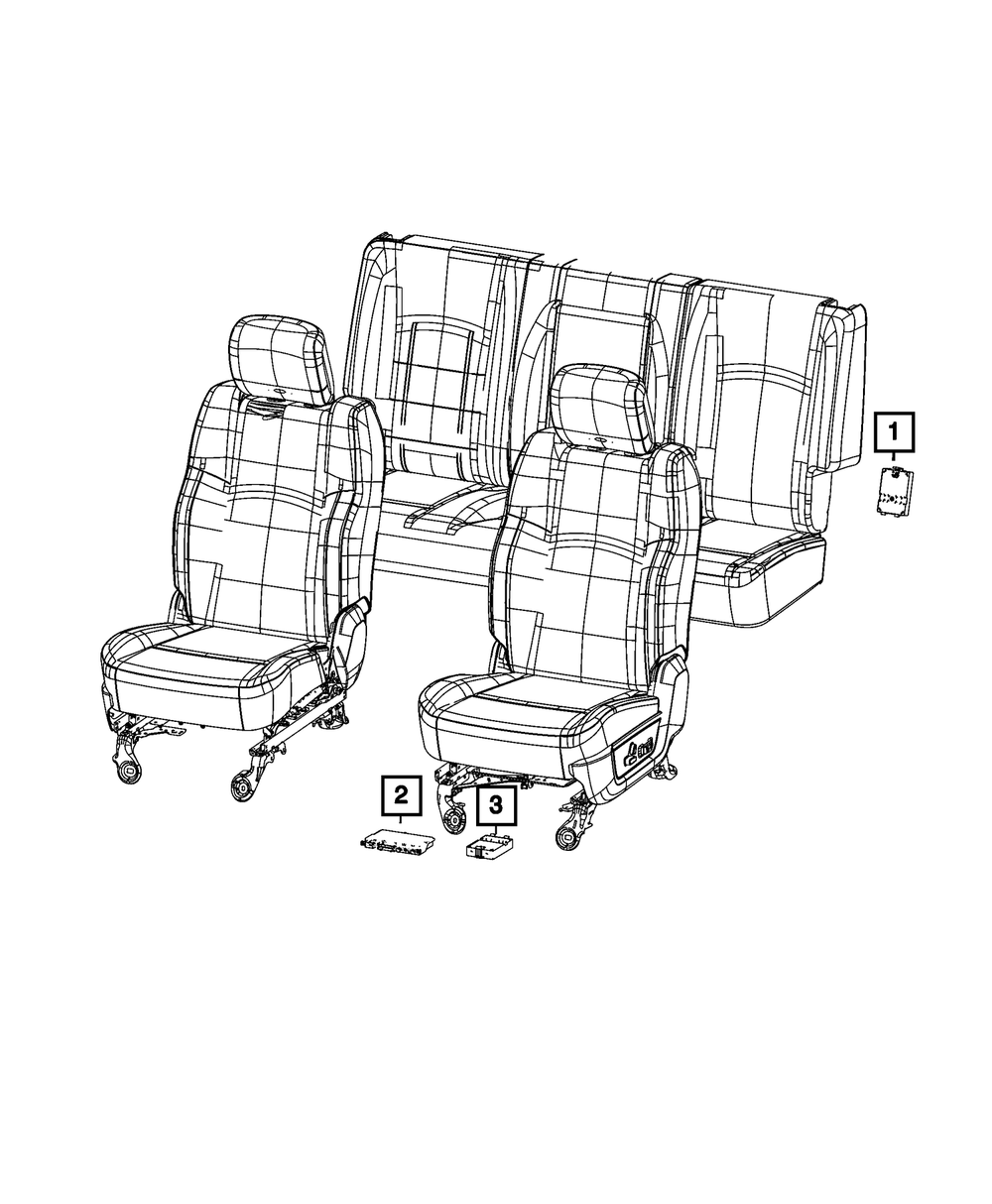 68530206AC - Heated Seat Module 2019-2022 Ram | Big 3 Auto Parts