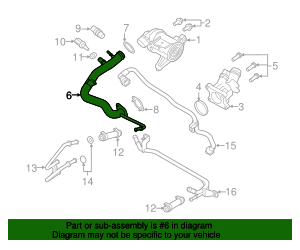Genuine Inlet Pipe for 2015-2025 Volvo | Part# 31368460 | Over 30% Off ...
