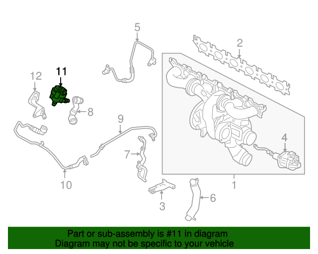 Genuine Engine Auxiliary Water Pump for 2016-2021 BMW | OEM Part# 11-51 ...