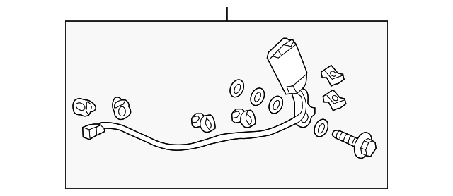 2011-2016 Honda CR-Z Seat Belt Receptacle 04813-SZT-A00ZA | OEM Parts ...