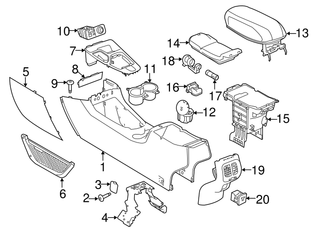 2014-2017 Jeep Cherokee Media Center 68146071AC | Mopar Wholesale