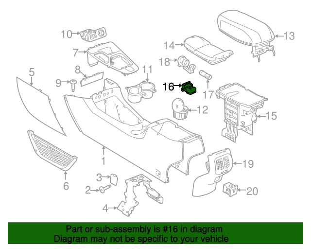 2014-2024 Mopar Power Outlet 56046934-AA | Mopar Parts Canada