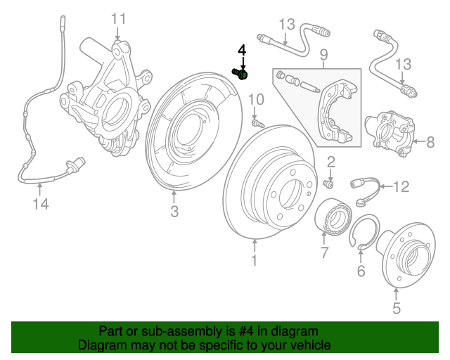 34103451068 - 1995-2010 BMW Splash Shield Bolt (34-10-3-451-068) | BMW ...