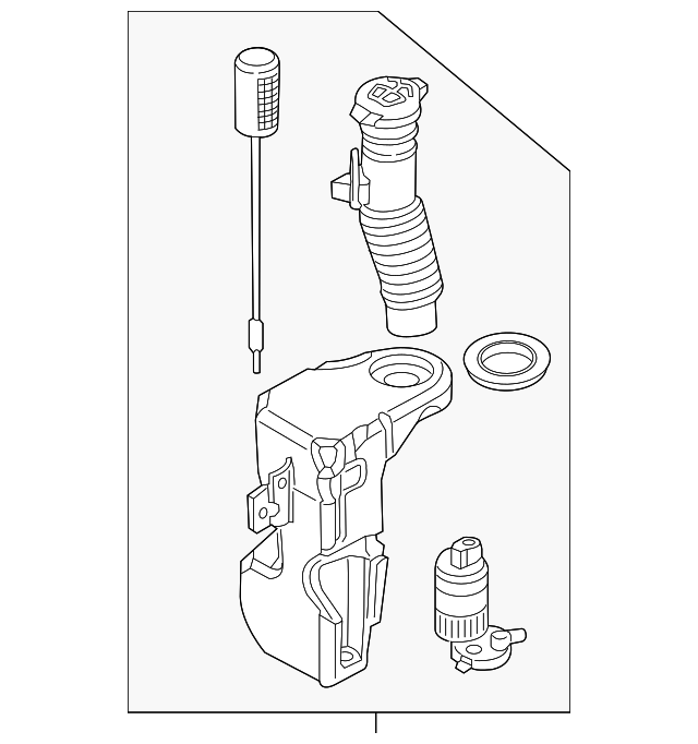 2019 Jeep Renegade Washer Reservoir 68439617AA | TascaParts.com