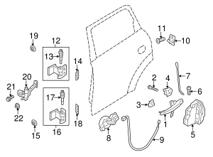 51-22-7-229-459 - Lock Actuator 2011-2016 Mini | AutoNationParts.com