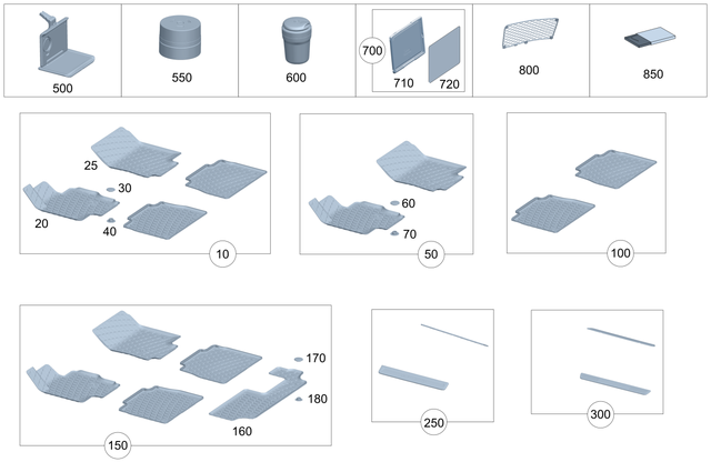 177-680-46-07 - Cover Rail 1954-2025 Mercedes-Benz | Mercedes-Benz USA ...