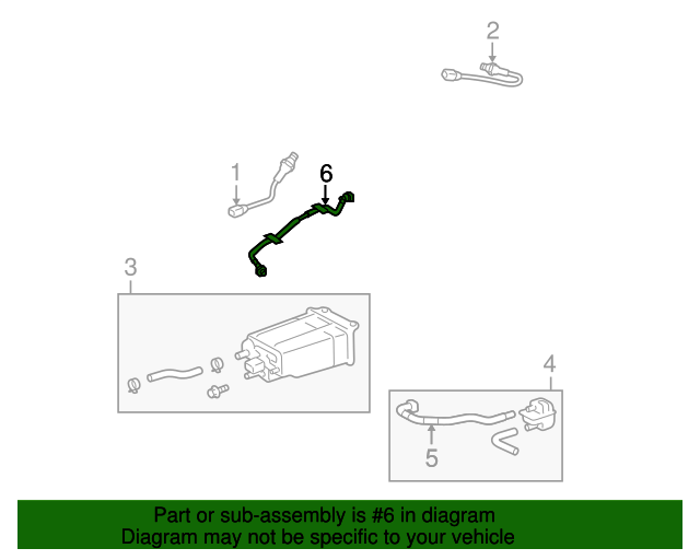 2007-2014 Toyota FJ Cruiser Vent Hose 77404-35070 | OEM Parts Online