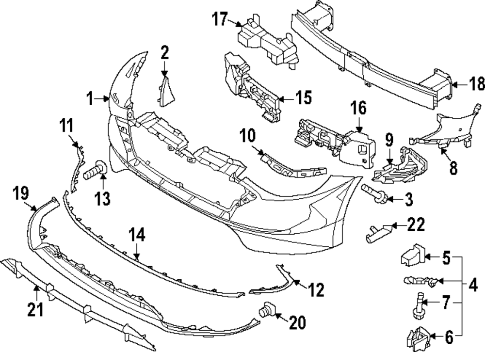 2023 Hyundai Sonata Energy Absorber 86524-L1100 | Hyundai Wholesale Direct