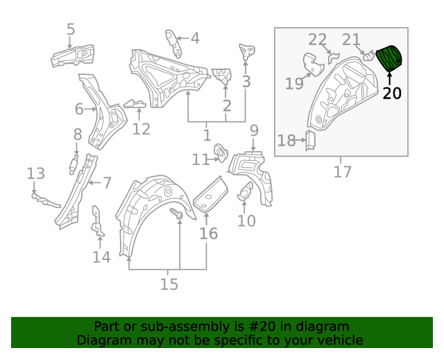 5Q0-802-192 - Mount 2015-2024 Audi | Audi OEM Parts