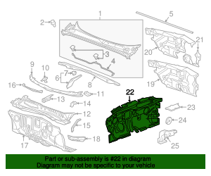 2021-2022 Chevrolet Malibu Insulator 84879795 | GMPartsDirect.com