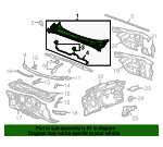 2016-2025 Chevrolet Malibu Air Inlet Grille Panel 84112874 GM ...