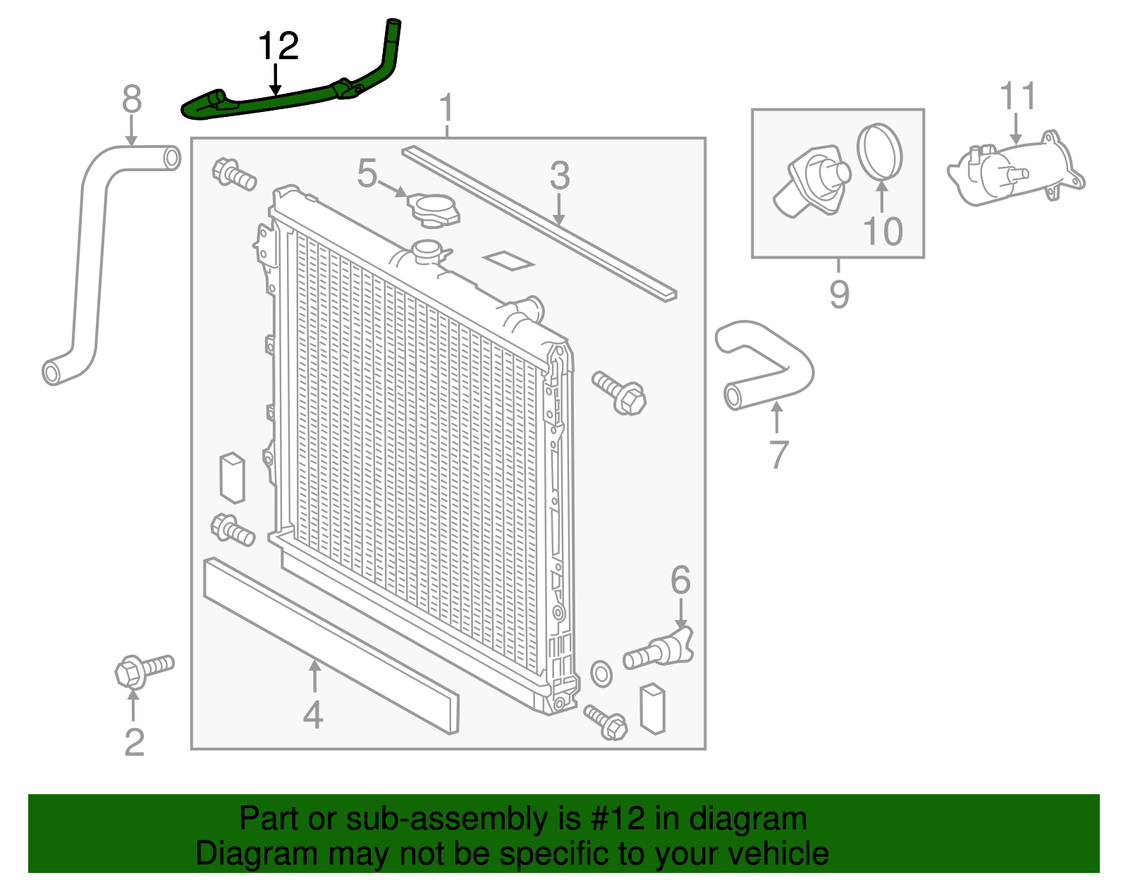 2010-2019 Toyota By-Pass Pipe 16206-38070 | Toyota Parts Center