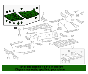 2013-2020 Lexus Under Cover 58401-30011 | OEM Parts Online