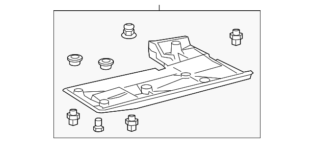 2013-2024 Lexus Under Cover 58165-30110 | OEM Parts Online