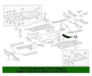 2008-2021 Lexus Engine Cross-Member 57255-30080 | OEM Parts Online