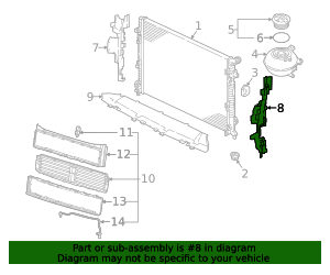 2018-2023 Volkswagen Atlas Side Baffle 3CN-121-283-R | VW Direct Parts