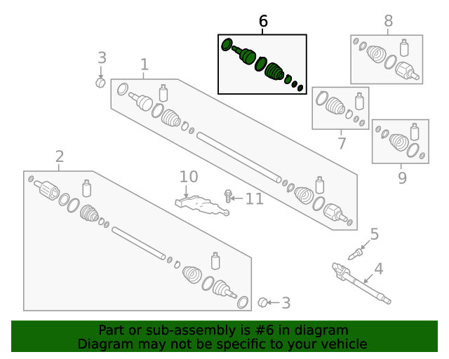 2021-2024 Hyundai Cv Joint Kit 495L2-R5200 | OEM Parts Online