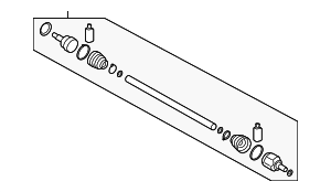 2021-2025 Hyundai Santa Fe Axle Assembly 49501-R5650 | OEM Parts Online
