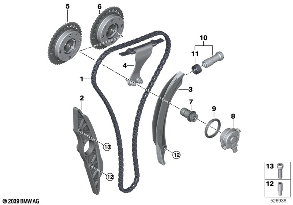 2018-2025 BMW Timing Chain 11318631842 | Retail Performance Auto Parts