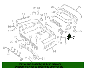 2014-2016 Mercedes-Benz Bumper Cover Support Rail Bracket 212-880-19-03 ...