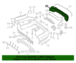 212-885-87-25 - Valance Panel 2014-2016 Mercedes-Benz | AutoNationParts.com