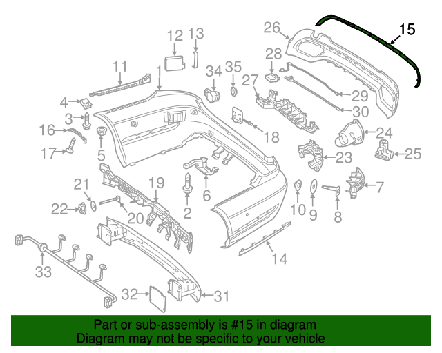 212-885-40-21 - Bumper Trim 2014-2016 Mercedes-Benz | Mercedes-Benz USA ...