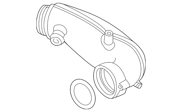 2002-2006 Audi Intake Duct 06C-133-354-G | Audi OEM Parts Guy