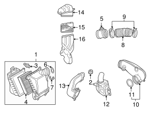 1992-2009 Audi Air Cleaner Assembly Grommet 4A0-129-697 | Genuine Audi ...