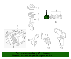 2000-2006 Audi Mass Air Flow Sensor 06A-906-461-L | Audi USA Parts