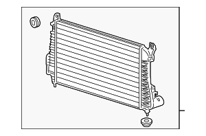 2011-2016 GM Turbocharger Intercooler 23359895 | TascaParts.com