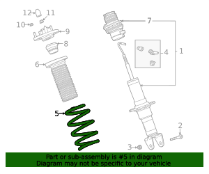Buy Genuine GM Auto Parts - Spring (Part # 85583625) | GM Parts Store