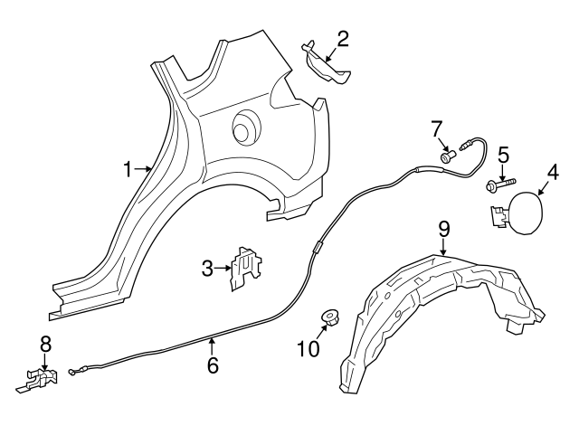 2013-2018 Toyota RAV4 Blind Spot Detection System Warning Sensor ...