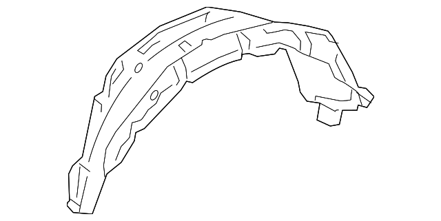 65638-42010 - Wheelhouse Liner 2013-2018 Toyota RAV4 | Ourisman Toyota ...