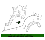 65565-0R010 - Blind Spot Detection System Warning Sensor Bracket 2013 ...