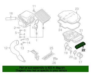 Genuine BMW 11-61-1-406-636 | Engine Intake Manifold Gasket | FREE ...